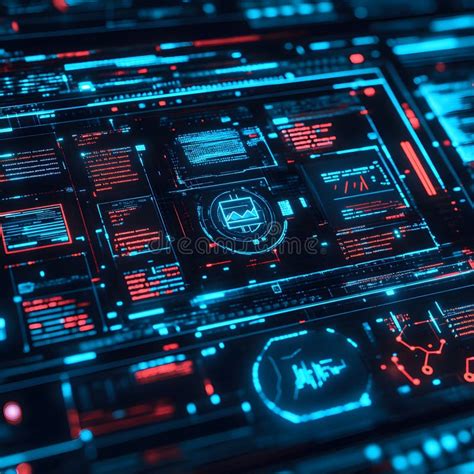 Cyber Threat Detection Cybersecurity Operations Center Generative Ai Stock Image Image Of