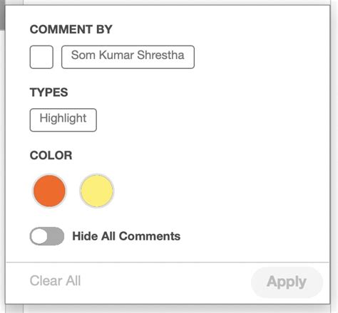 adobe comments checked unchecked filter no longe adobe community