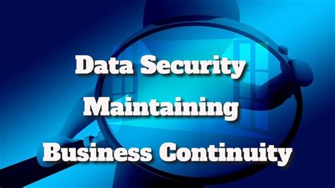Data Security Maintaining Business Continuity Intrepid Technology And Resources Inc