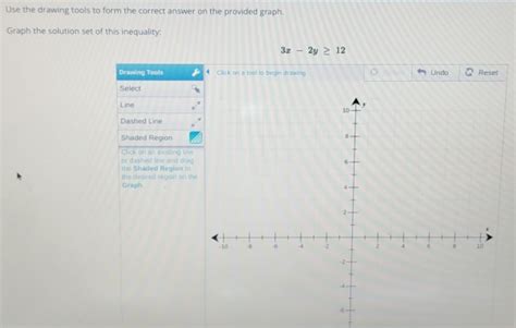 Use The Drawing Tools To Form The Correct Answer On The Provided Graph