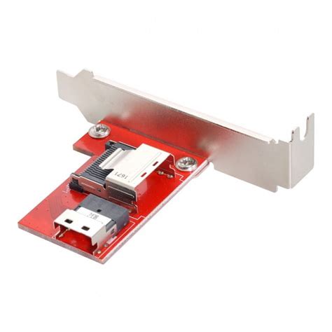 CY PCI Express 4 0 Slimline SAS SFF 8654 To Mini SAS SFF 8087 PCBA Female Adapter With Bracket