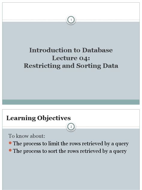 Lecture04 Restrictingandsortingdata Download Free Pdf Computer