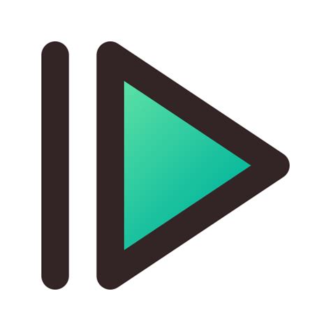 Skip Generic Flat Gradient Icon