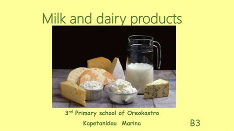 Milk And Dairy Products Pptx