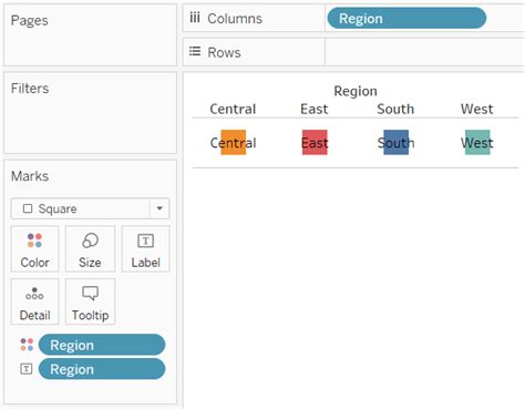 How To Make A Tableau Navigation That Doubles As A Color Legend Playfair