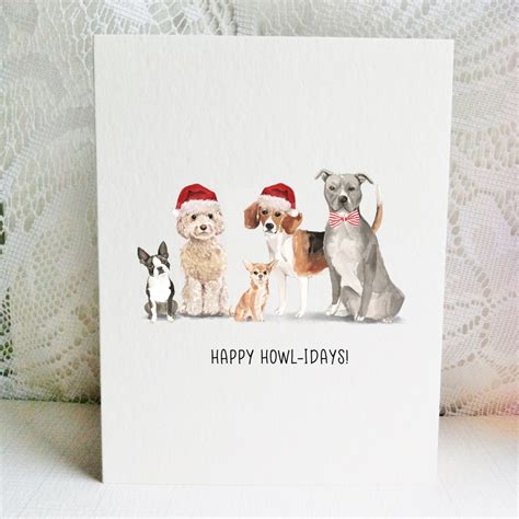 2 Xmas Boston Cockapoo Chihuahua Beagle Pitbull