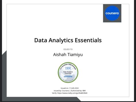 Aishah Tiamiyu On Linkedin My First Step Into The World Of Data Analysis Join Me On This
