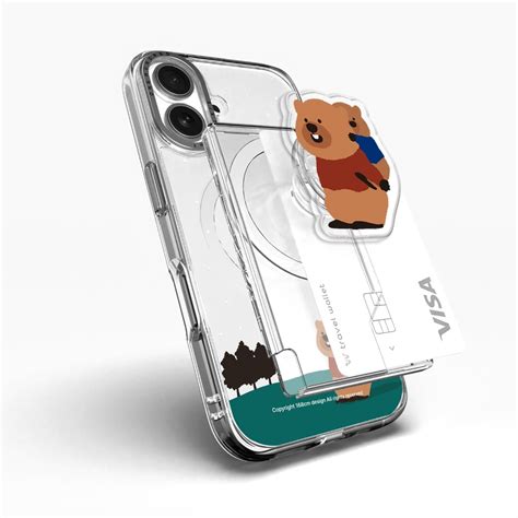 168cm케이스 맥세이프 올인포켓 어부바 마동이 아이폰 카드지갑 케이스 마그네틱 자석 스마트 아크릴 플라톡 핸드폰그립 톡홀더 디자인 커플 우정 투명 휴대폰 거치대