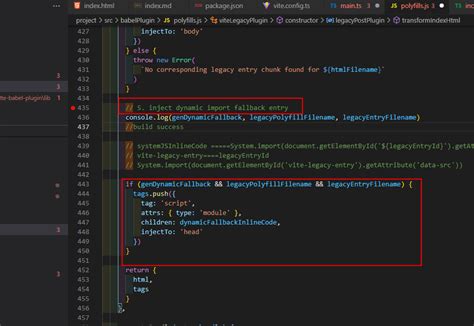 plugin legacy asynchronous import used in vite project is invalid in