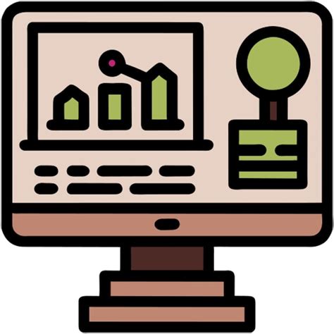 Premium Vector Research Illustration Icon Colored Outline