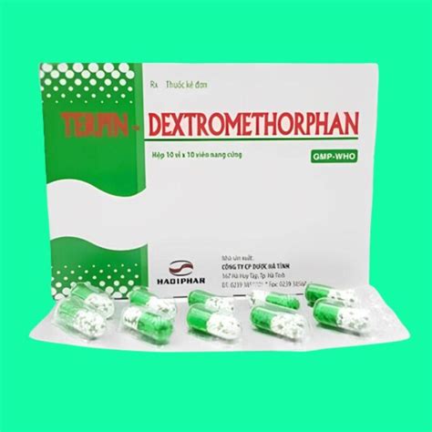 Thuốc Terpin Dextromethorphan Hardiphar Kiểm Soát Cơn Ho Hiệu Quả