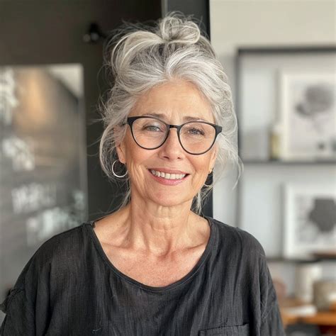 Magnific 8ghrgx4vgelvc3zz3kdv Smooth Silver Updo With Loose Strands