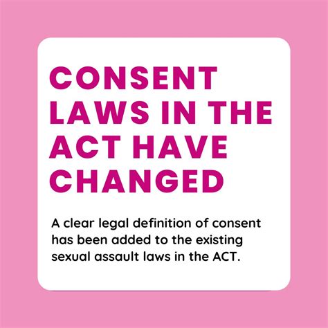 The Act Government Has Recently Updated The Laws About Consent Adding