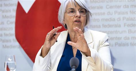 Media Conference This Is How Baume Schneider Wants To Regulate The E