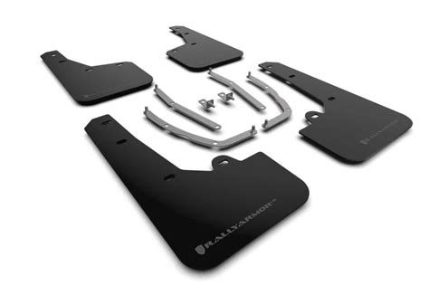 Rally Armor Black Ur Mud Flap Wgrey Logo Fits 2022 2024 Hyundai