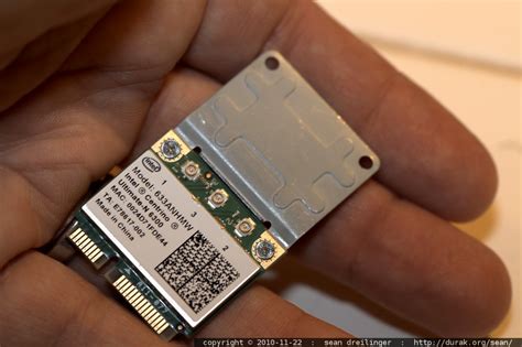 Photo Half Mini Pci Card Extended To Full Mini Pci Slot With Inexpensive Bracket By