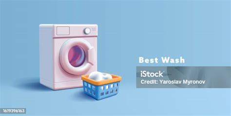 세탁 바구니 가정용 또는 세탁 장비로 사실적인 세탁기 3d 사실적인 그림 바구니에 대한 스톡 벡터 아트 및 기타 이미지 바구니 의류 3차원 형태 Istock