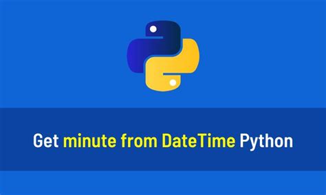 Get Minute From Datetime Python Aihints