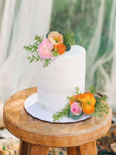 Wedding Cake With Fresh Flowers 60 Photos