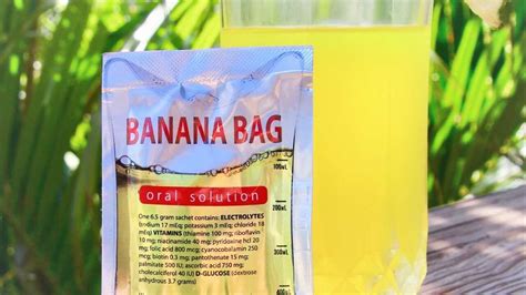 Banana Bag Iv Fluid At James Schofield Blog