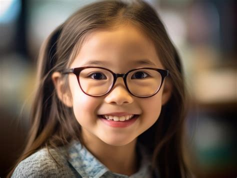 Premium Ai Image Asian Girls Education Happy Beautiful Asian Girl Is