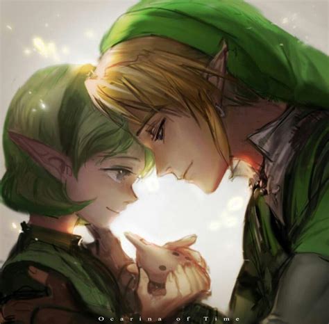 Link And Saria Legend Of Zelda Ocarina Of Time Legend