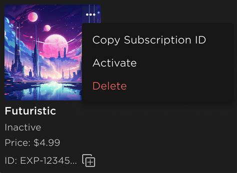 Once A Subscription Is Ready To Go On Sale Click ⋯ At The Top Right Corner Of The Subscription