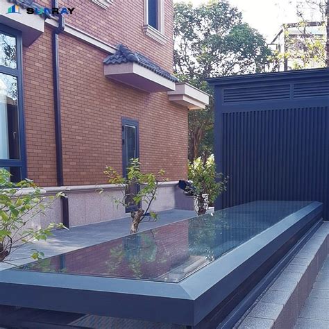 Flat Roof Living Room Oversized Light And Breathable Electric Rising Skylight China Electric