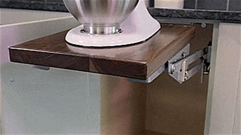 This Heavy Duty Mixer Lift Lets You Easily Access And Store Your Heavy Appliances