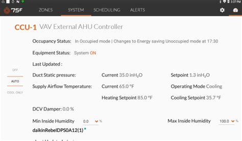Vav External Ahu Controller 75f Home