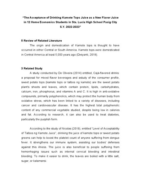 5 Rrl 3 Rrs Pdf Sweet Potato Juice