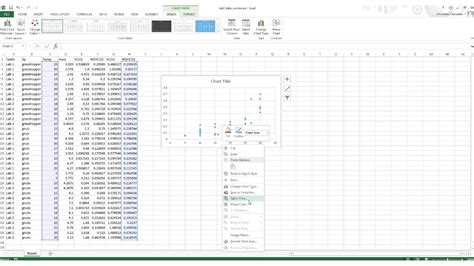 Plotting In Excel Basics For Anm103 Youtube