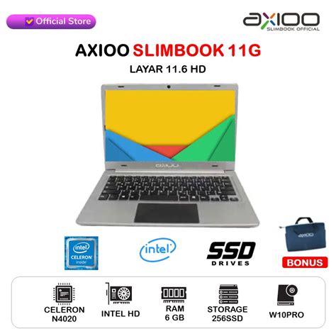 Jual Laptop Notebook Axioo Slimbook G N Gb Ssd W Pro Inch Shopee Indonesia