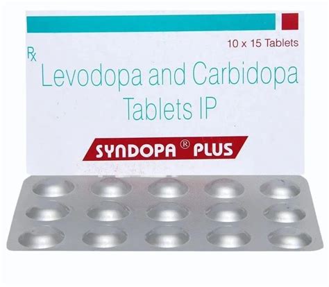 Syndopa Plus Levodopa Carbidopa Tablet 100mg 25mg At ₹ 41 18 Strip