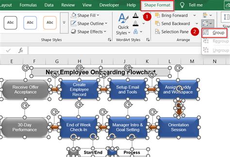Process Flow Template Excel