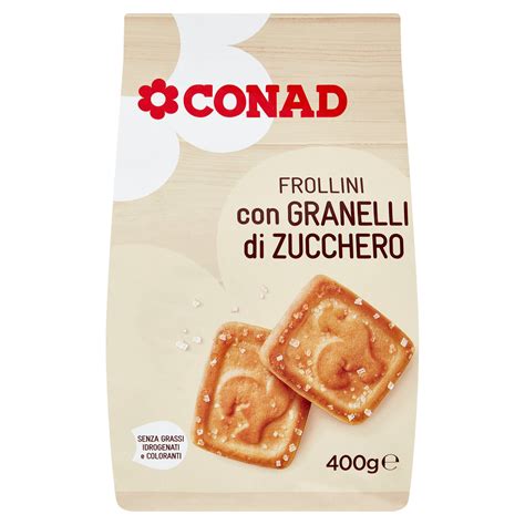 Frollini Con Granelli Di Zucchero G 400 Conad Conad