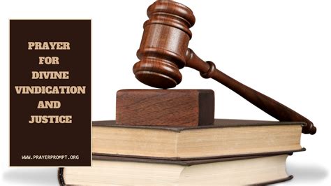 Prayer For Divine Vindication And Justice