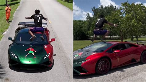 Ishowspeed Jumps Over Speeding Lamborghini But Is It Real Dexerto