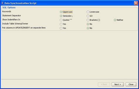 DB Solo Help - Database Table Data Comparison Tool