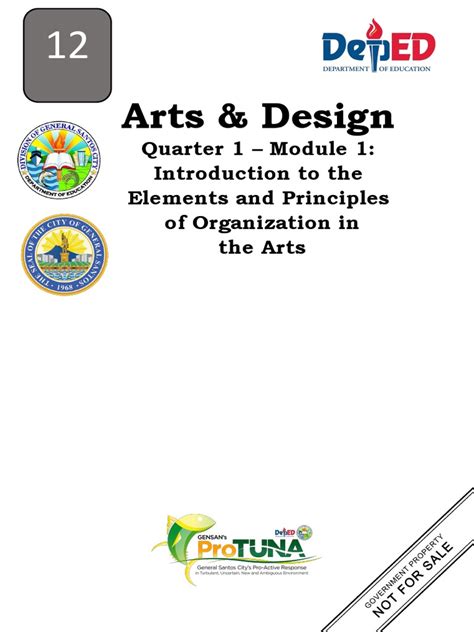 integrating the elements and principles of organization in the arts