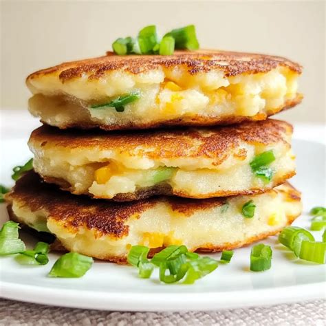 Ultimate Delicious Mashed Potato Pancakes With Cheese
