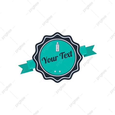 Electric Cigarette Vector Design Images Electric Cigarette Badge Label