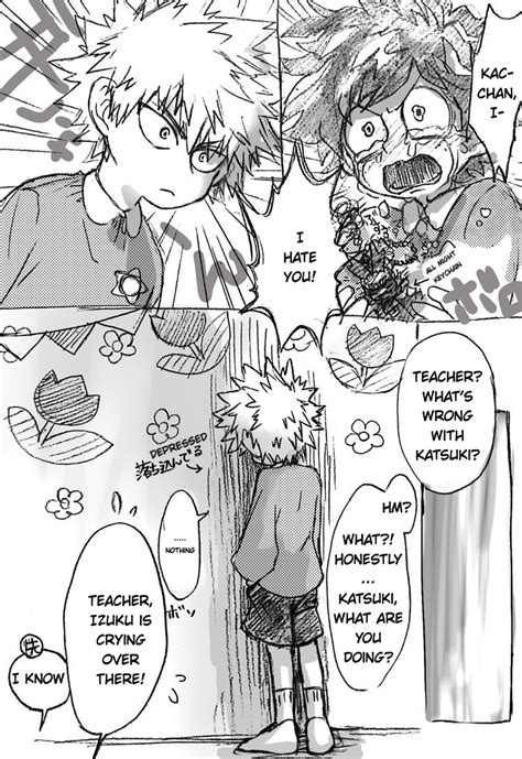 Mha Middle School Bakudeku Comic Bnha Mermaid Au Bakudeku Katsuki X