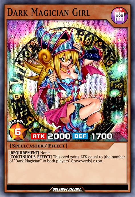 Dark Magician Girl Alt Art By Every Rush Duel Card On Deviantart