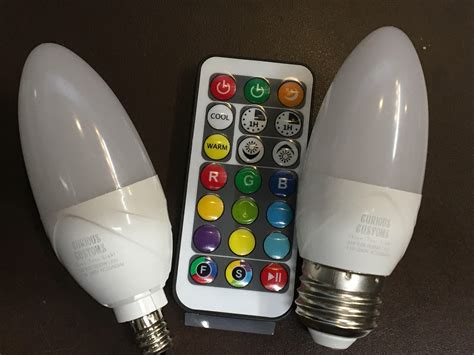 RGB Remote Control LED Bulb Curious Customs