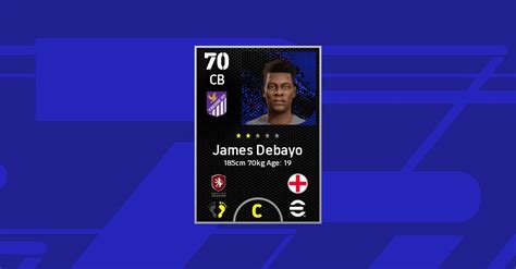James Debayo Efootball 2022 Stats