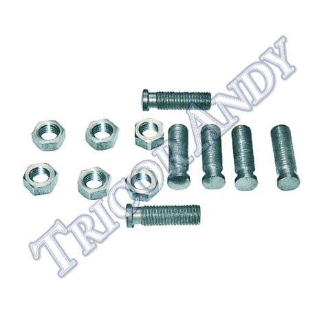 Tappet Adjuster Set Trident Long Mushroom Type With Nuts Tricor Andy
