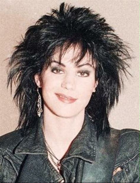 Pin By Rockergirl 1 On Joan Of Rock Rocker Hair Rock Hairstyles