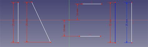Sketcher Vertical Distance Constraint FreeCAD Info