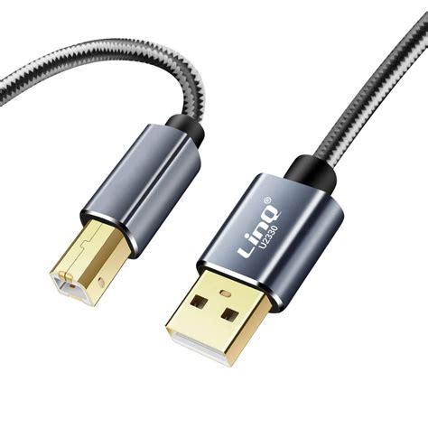 Linq Pleciony Nylonowy Kabel Do Drukarki Usb 20 3 Metry Port Usb Typu